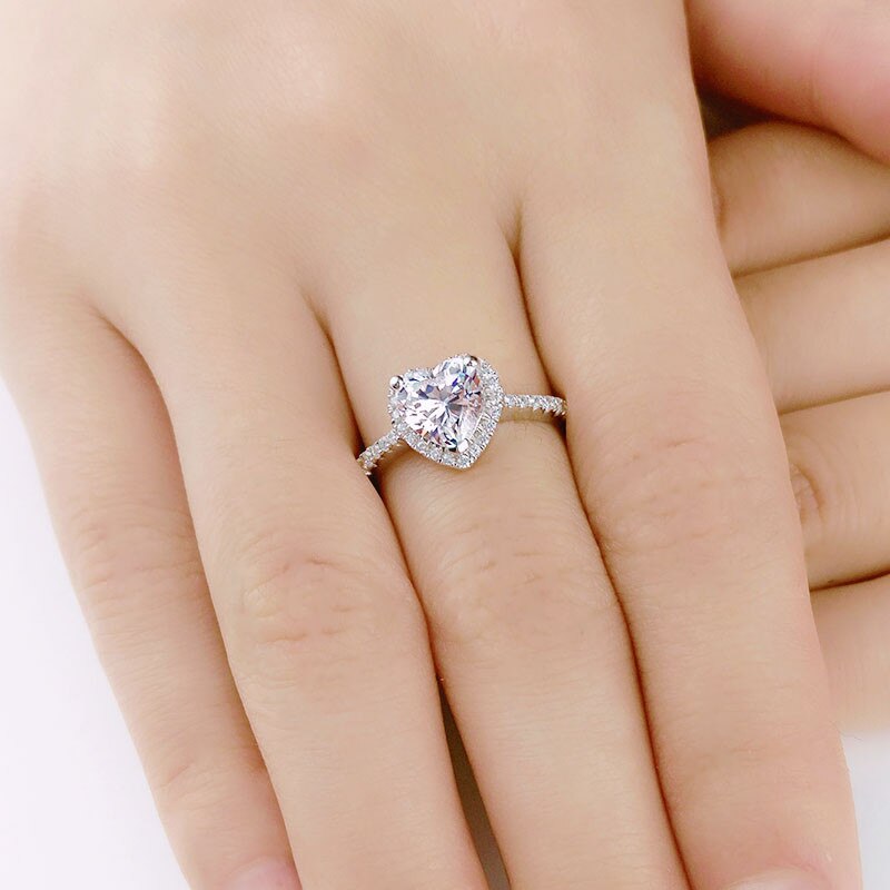 Crystal Heart Ring – Pretty for Girls
